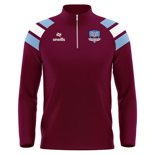 Galway United FC Pre-Match Half Zip (Maroon) – Galway United FC Shop